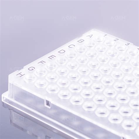 μL Well PCR plate Fully skirt Black mark transparent Buy PCR plate Product on Hangzhou