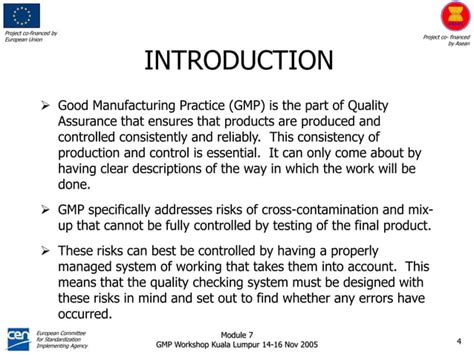 10 Gmp Quality Controlmodule Ppt Free Download