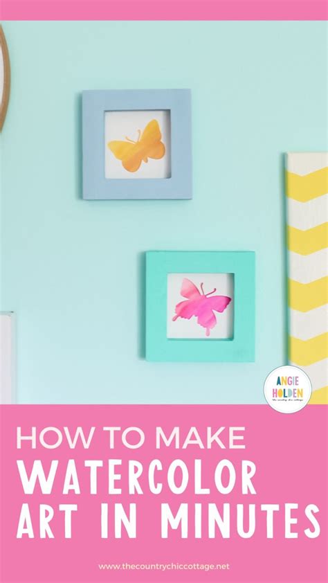 Diy Watercolor Art That You Can Make In Minutes Angie Holden The