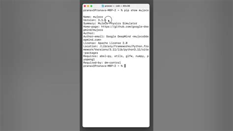 Mujocopy326 How To Install Mujoco In Python Youtube