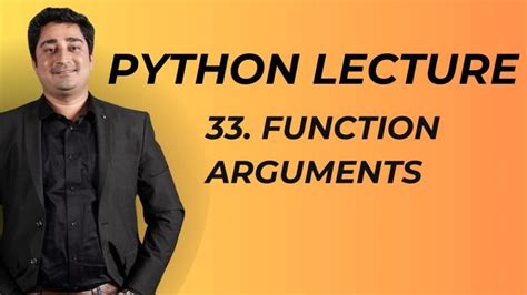 Dibyanshu Kumar On Linkedin 33 Python Lecture Function Arguments In Python