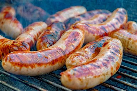 Bourbon Bathed Bratwursts Bbq And Grilling With Derrick Riches