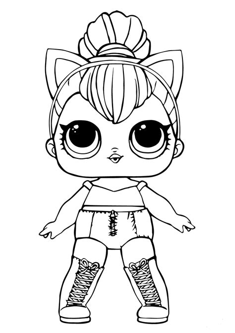 Lol Surprise Dolls Coloring Book Pages
