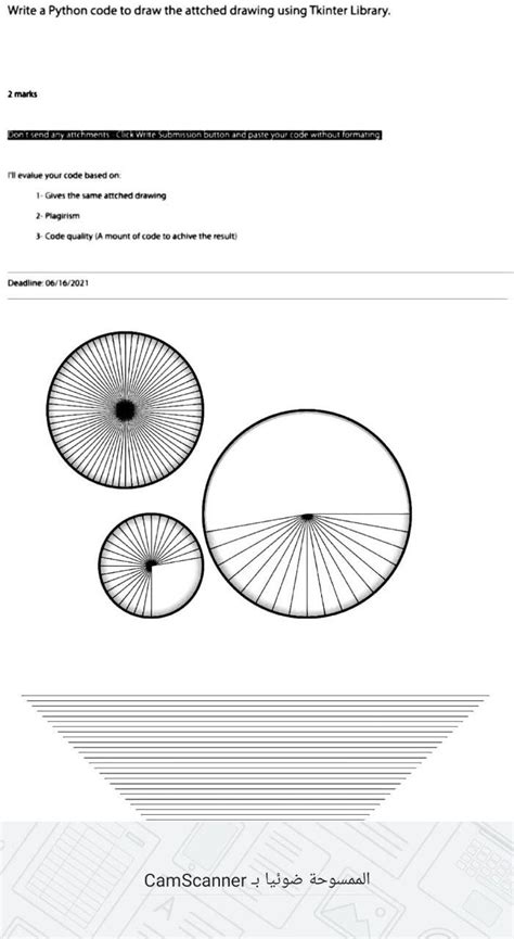Solved Write A Python Code To Draw The Attched Drawing Using Chegg