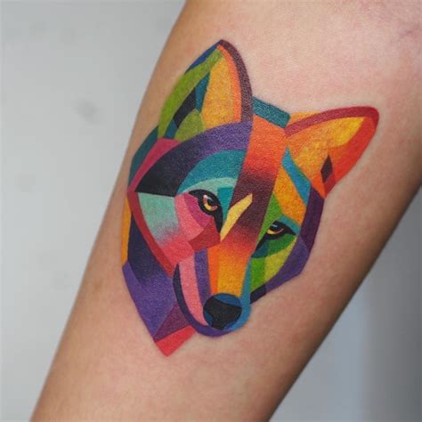 Colorful Watercolor Tattoos By Sasha Unisex Https Everydaymonkey