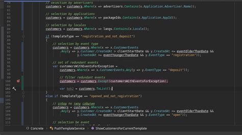 C LINQ Method Except Gives Me System ArgumentException For
