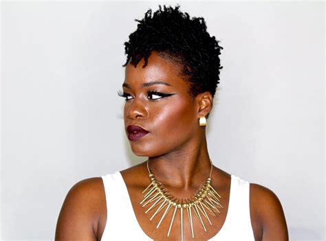 Finger Coil Out Fauxhawk On Tapered Twa Tutorial The Glamorous Gleam