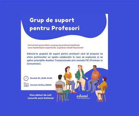 Edumi Academy Grupul De Suport Pentru Profesori