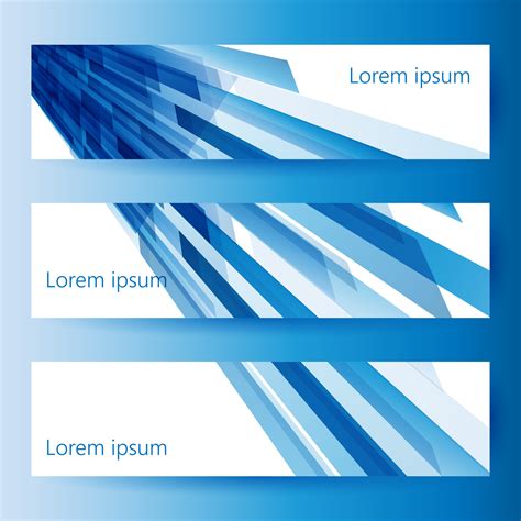 Banner Or Cover Design Beautiful Blue Color Vector Header Designs 35729535 Vector Art At Vecteezy
