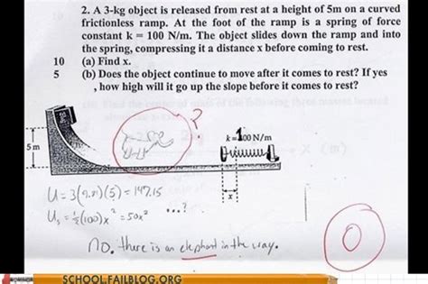 School Of Fail Homework Class Test Cheezburger