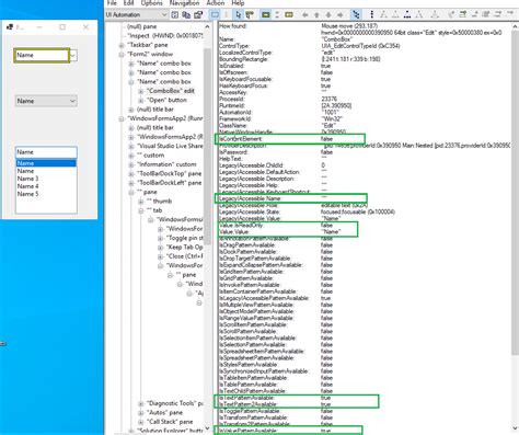 Accessibility The Edit Element In Combobox With Dropdownstyle