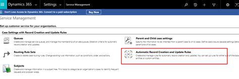 Go To Settings Service Management Automatic Record Creation And Update Rule Click On NEW