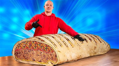 Giant 275 Pound Burrito How To Make The Worlds Largest Diy Burrito