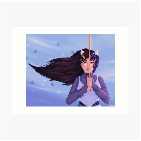 Tina Kitten In The Dream Smp Art Print For Sale By Lunars Art Redbubble