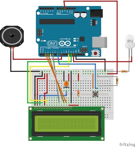 Arduino Metronome Tap To Set Tempo Display Back Bpms Arduino Project Hub