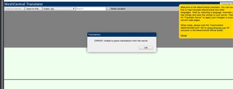 Translator Error Issue Ylianst Meshcentral Github