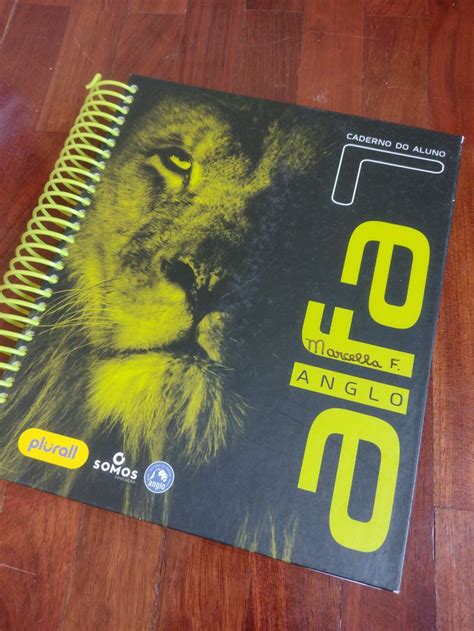 Caderno do Aluno Alfa 7 Brinde Grátis Livro Anglo Usado 79023839