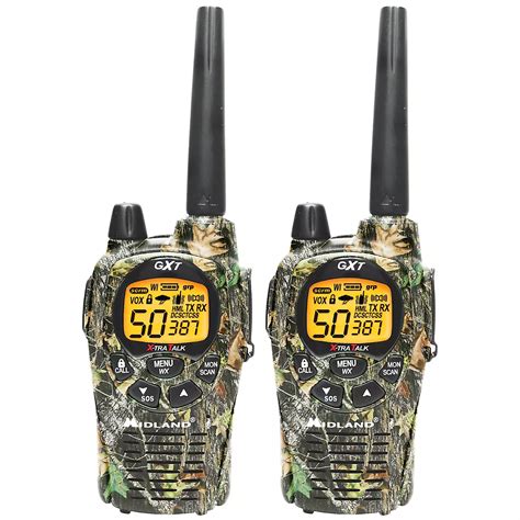 Midland Pro Series GXT-1050-VP4 GMRS 2-Way Radio Value Pack in Mossy ...