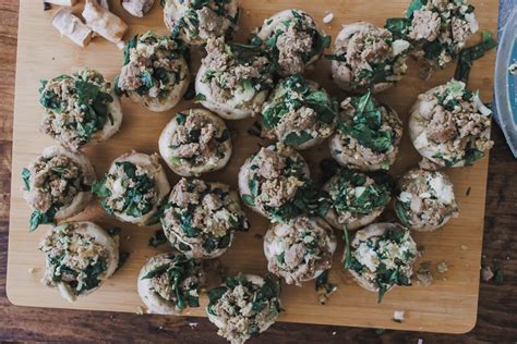 Turkey Stuffed Mushrooms Life Sew Savory