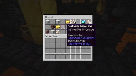 Netherite Upgrade Template