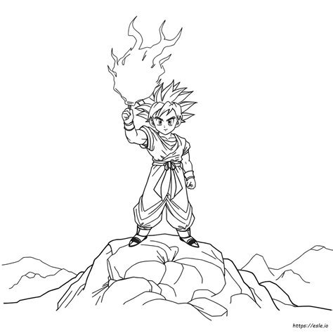 Goku Coloring Pages
