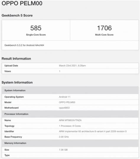 Oppo Reno Lite Key Specs Revealed By Geekbench Top Tech News