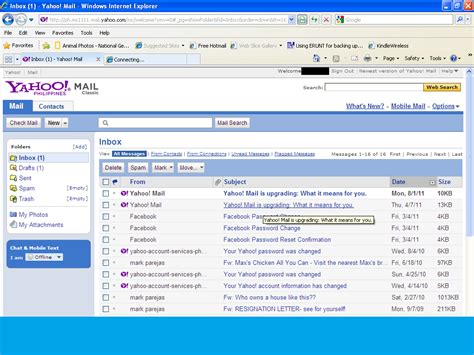 My Yahoo Mail Inbox