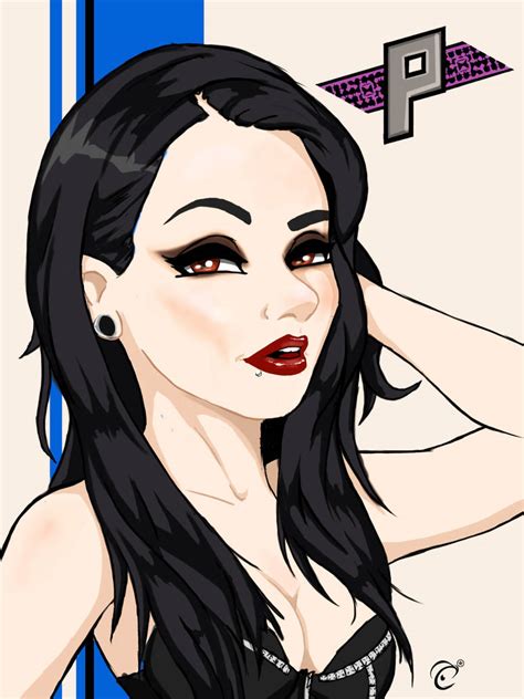 Wwe Portrait Series 03 Paige By Kreatureart On Deviantart