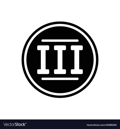 Iii Royalty Free Vector Image Vectorstock