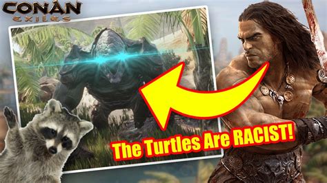 RACIST TURTLES Conan Exiles Ep 1 YouTube