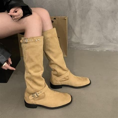 오노마 Onm 발목구두 가을 워커부츠 봄신발 통굽 롱부츠 힐