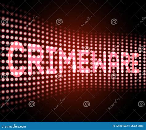 Crimeware Digital Cyber Hack Exploit 3d Illustration Stock Illustration