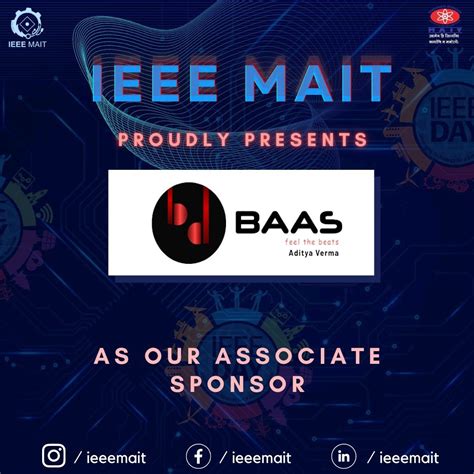 Ieee Mait Is Thrilled To Announce Our Event Sponsor Baas Digital For