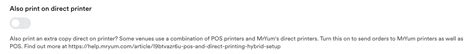 pos and direct printing hybrid setup meandu