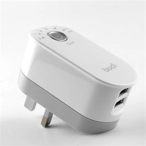 2 Usb Home Timer Charger Adapter 5v24a With Folded Uk Plug Form The