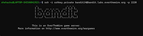 Overthewire Bandit Level 12 → Level13 Walkthrough By Shehacks Medium