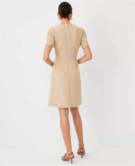Crepe Flare Dress