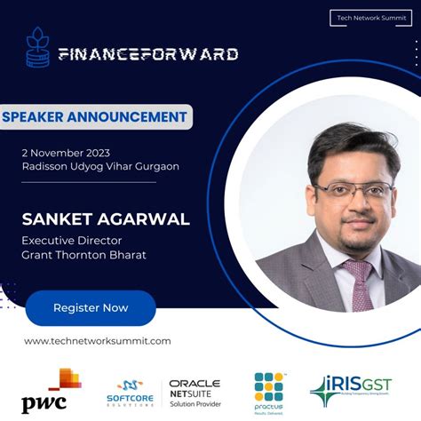 Tech Network Summit On Linkedin Finance Cfo Tax Gst Compliance