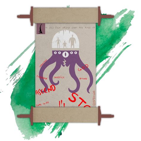 [oc] [art] An Eldritch Scroll And An Old Text R Dnd