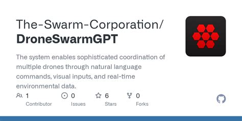 Github The Swarm Corporationdroneswarmgpt The System Enables