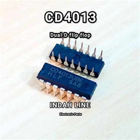Jual Ic 4013 Cd4013be Hcf4013 Ic Cmos Dip 14pin Kota Surabaya Indah