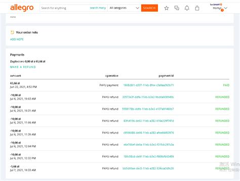 The Bug For Payment Refund · Issue 4693 · Allegroallegro Api · Github