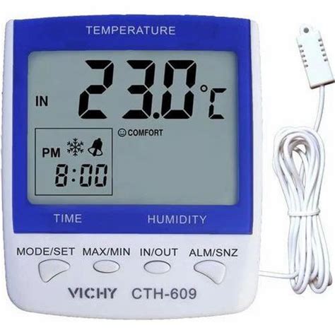 Plastic Thermo Hygro Meter Industrial At 700 Piece In Hyderabad ID 20379893655