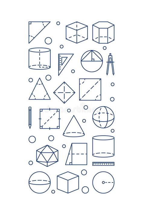 Geometry School Discipline Vector Concept Vertical Banner Vector