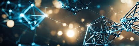 Premium Photo Abstract Plexus Blue Geometrical Shapes Connection And Web Concept Digital