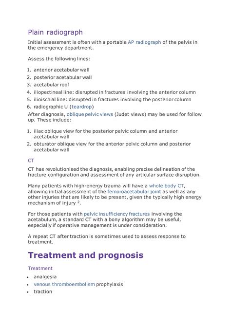 Important Radiological Classification Of Fracture And AVN PDF