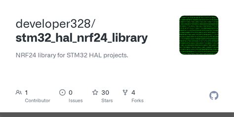Github Developer328stm32halnrf24library Nrf24 Library For Stm32 Hal Projects