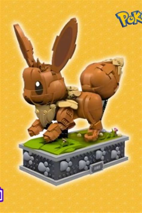 Pokemon S Next Mega Set Is A 1 300 Piece Eevee That Can Actually Run