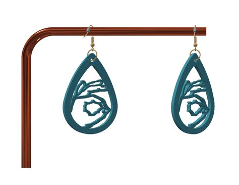 Stl File Naughty Earrings・3d Printer Model To Download・cults
