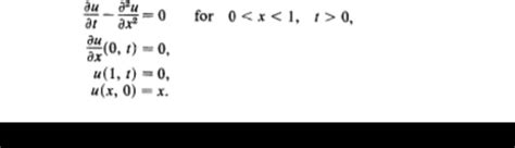 Solved Kindly Solve It By Separation Of Variable Method